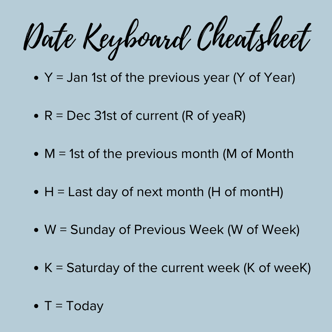 QBO Tech Tip - Keyboard Shortcuts For Advancing Dates — Calmwaters ...