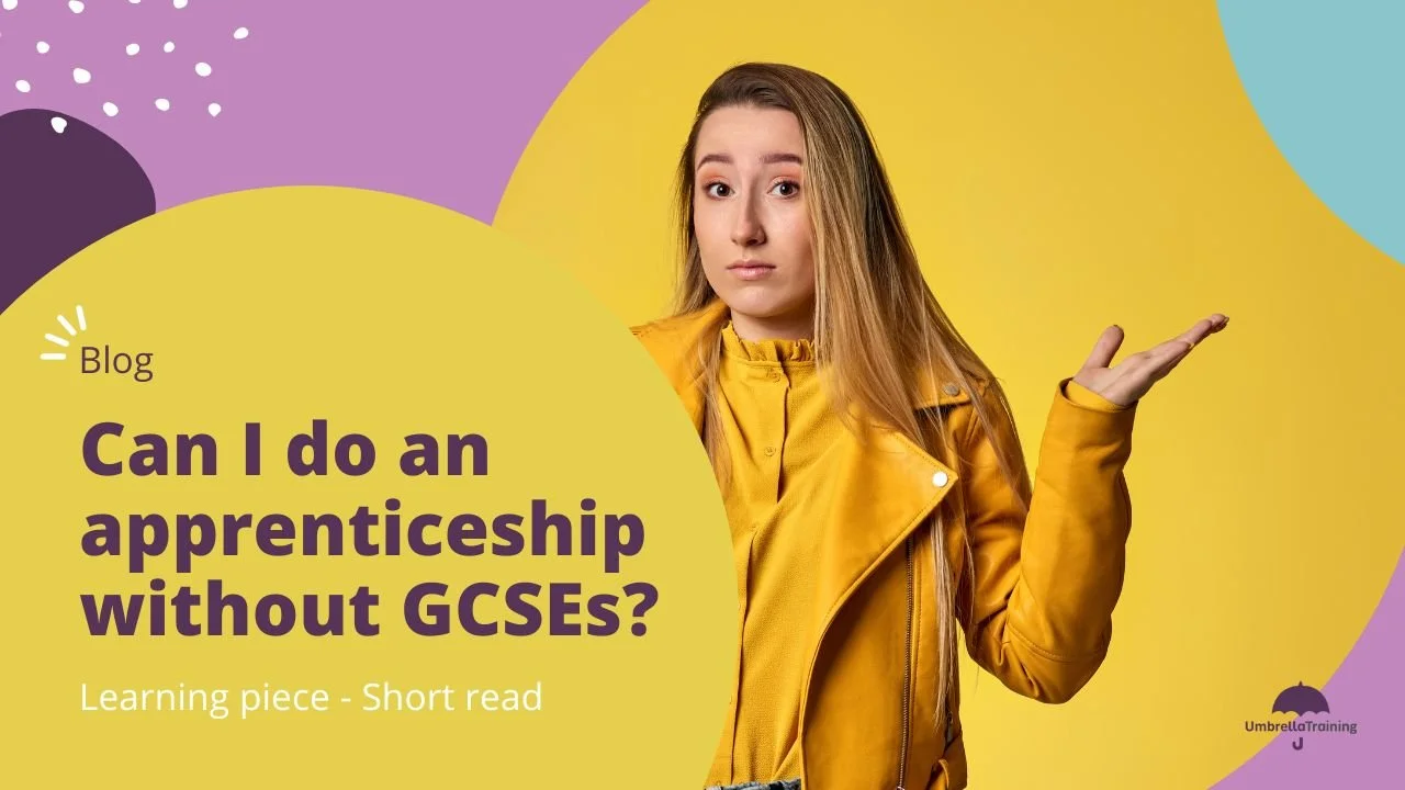 Can I do an apprenticeship without GCSEs? | Hospitality Training | Umbrella Training