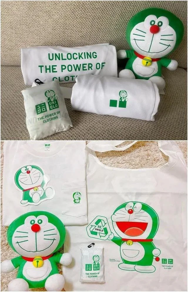 Uniqlo's green Doraemon hits the China market — GREENEXT