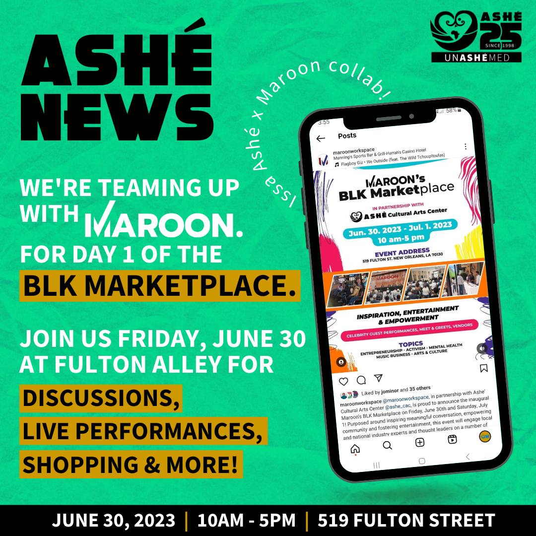BLK Marketplace in partnership with Maroon Workplace — Ashé Cultural ...