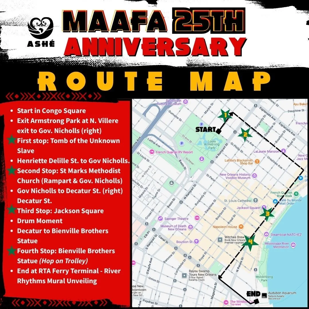 MAAFA 25th anniversary Commemoration — Ashé Cultural Arts Center