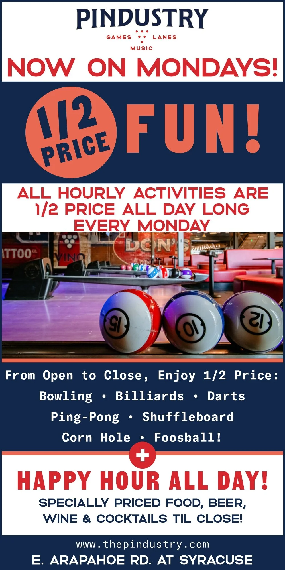 Pindustry — Bowling Lanes Greenwood Village | Duckpin Bowling ...