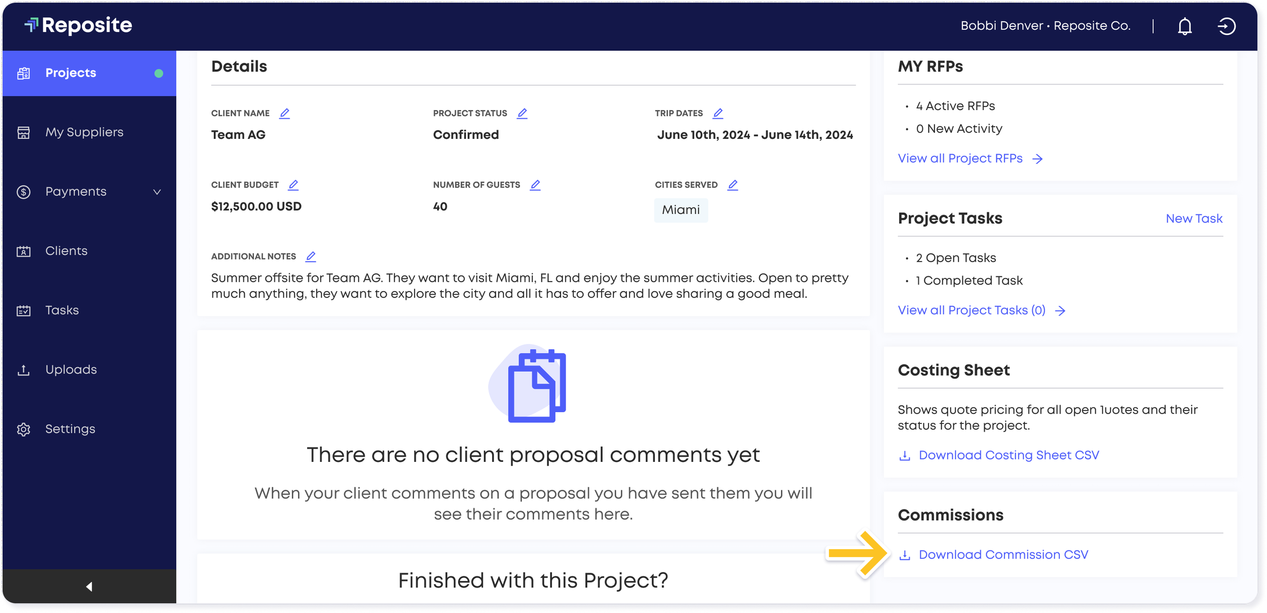 CSV Downloads | Reposite CSV Downloads | Reposite