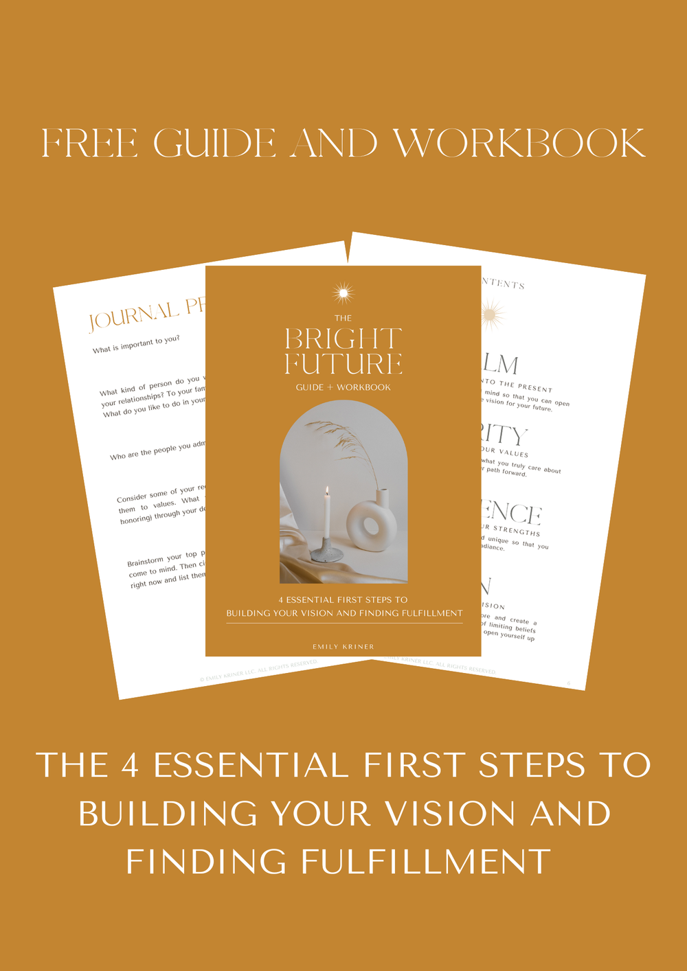 The Bright Future Guide + Workbook — EMILY KRINER