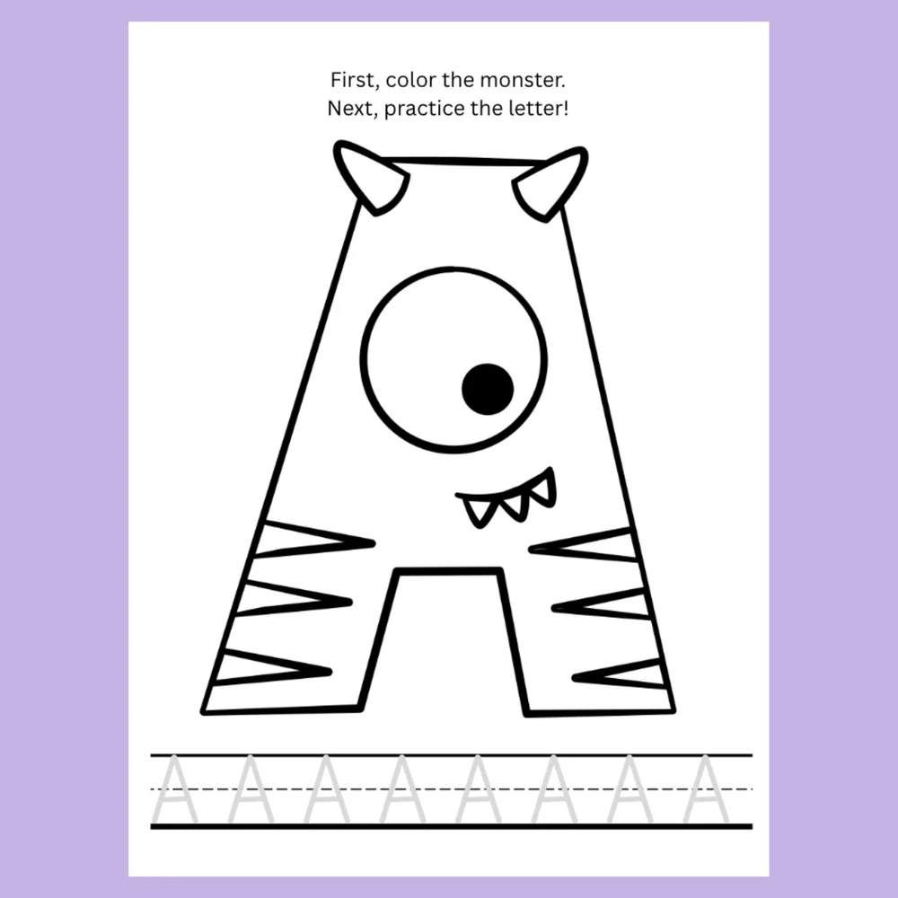 Near Point Copying Packet — Little Letters