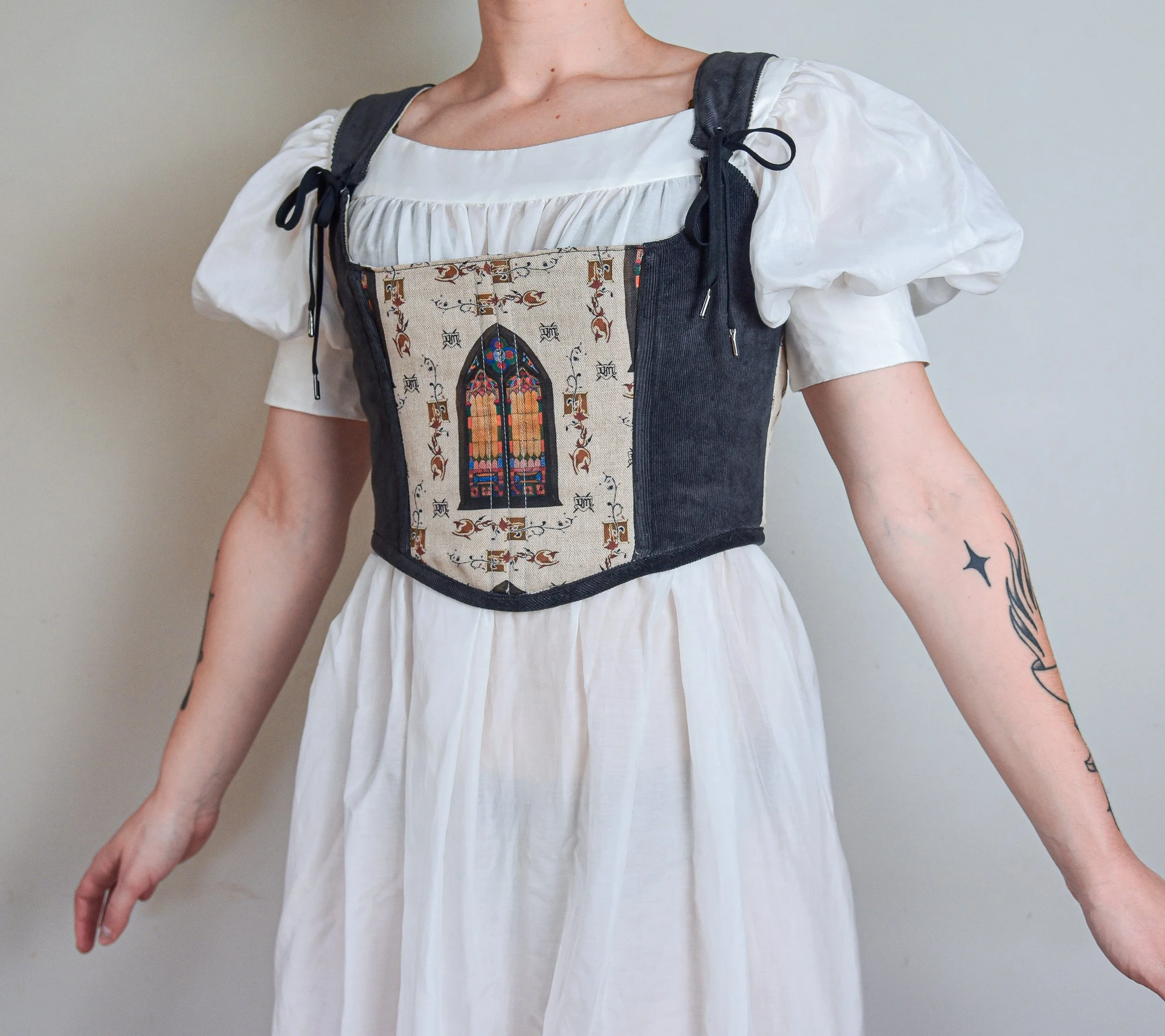 Handmade & Sustainable Gothic Corset Top — VON MYRCE