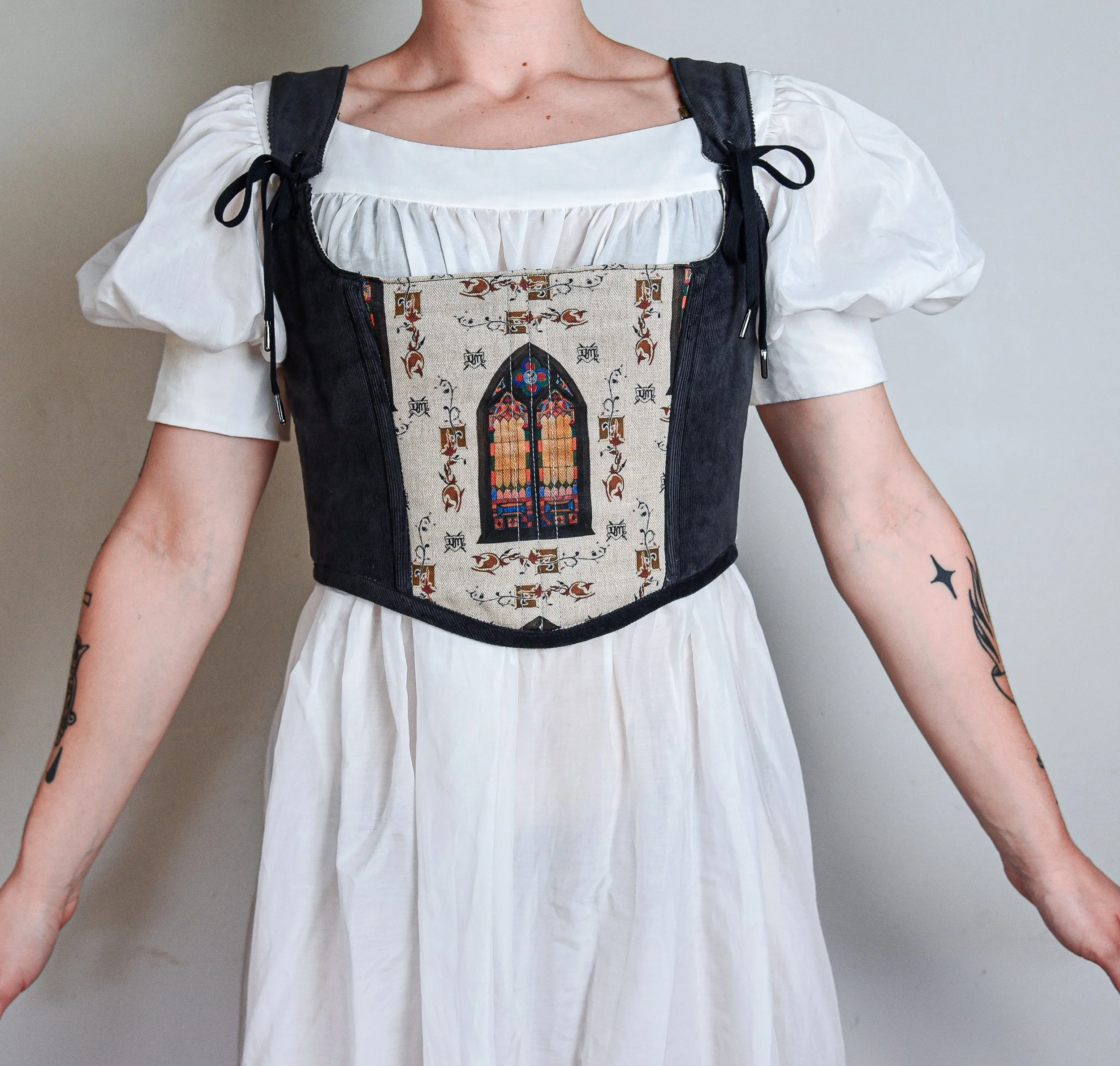 Handmade & Sustainable Gothic Corset Top — VON MYRCE