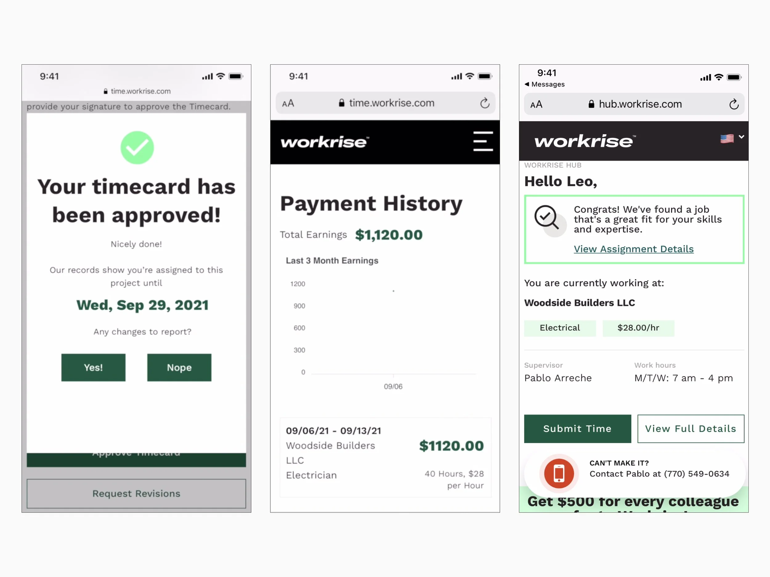 Workrise Marketplace App — J. Ducate