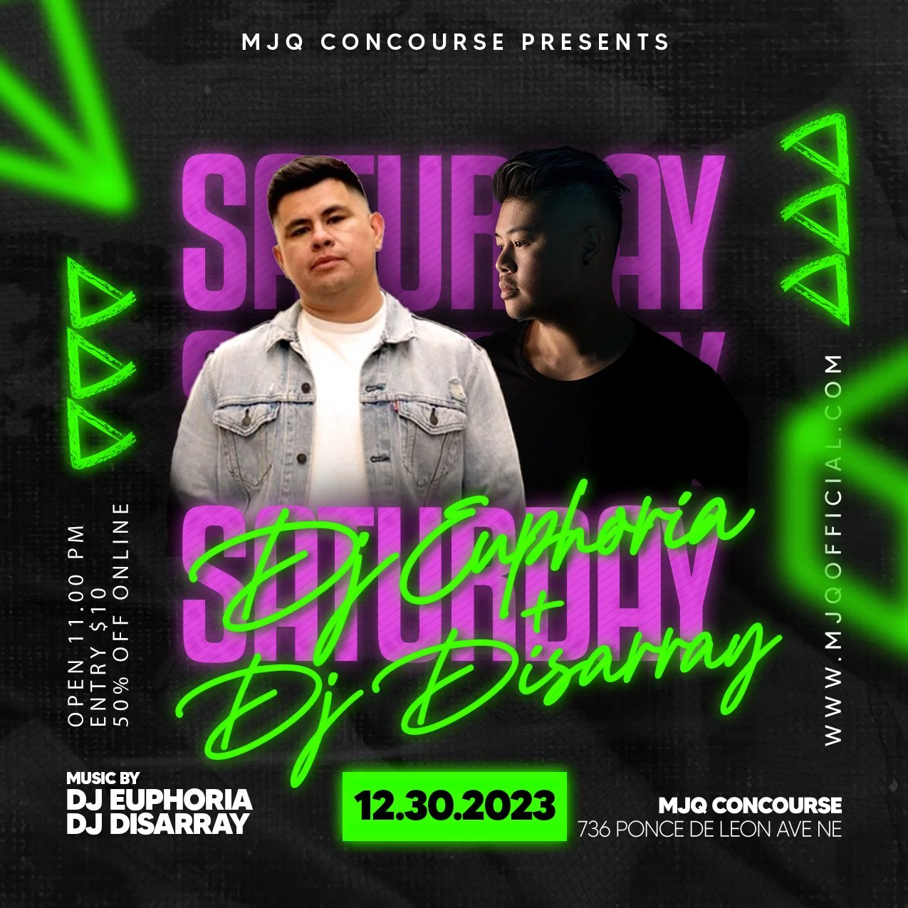 MJQ EVENTS — MJQ CONCOURSE