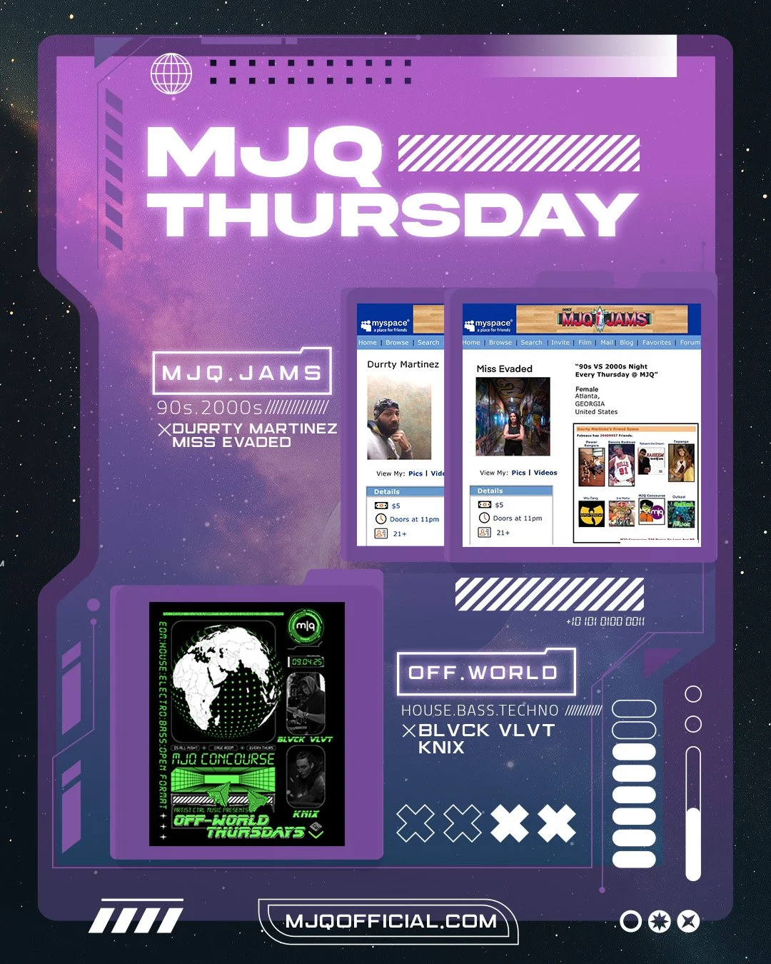 MJQ EVENTS — MJQ CONCOURSE