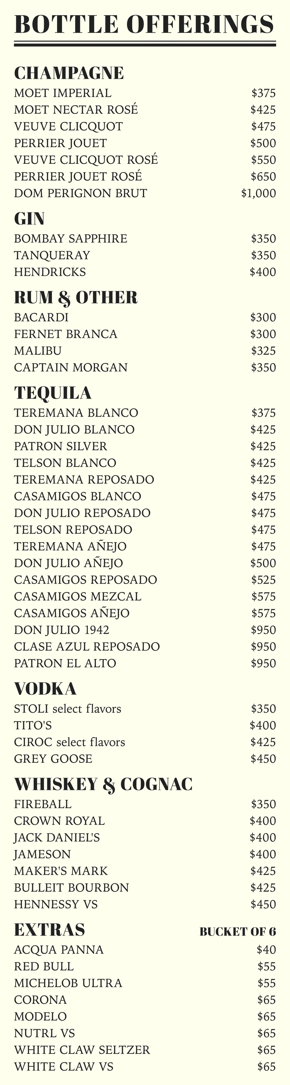 Menu — COMMONWEALTH