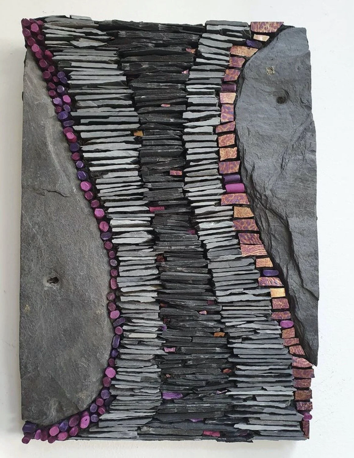 Student work (abstract slate) — Rachel Davies Mosaics