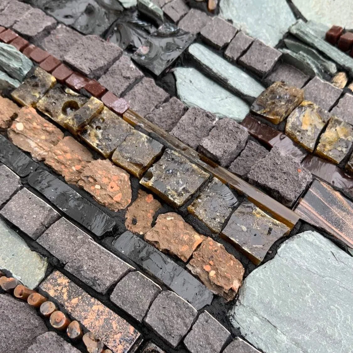 Tips for creating texture in mosaic art — Rachel Davies Mosaics