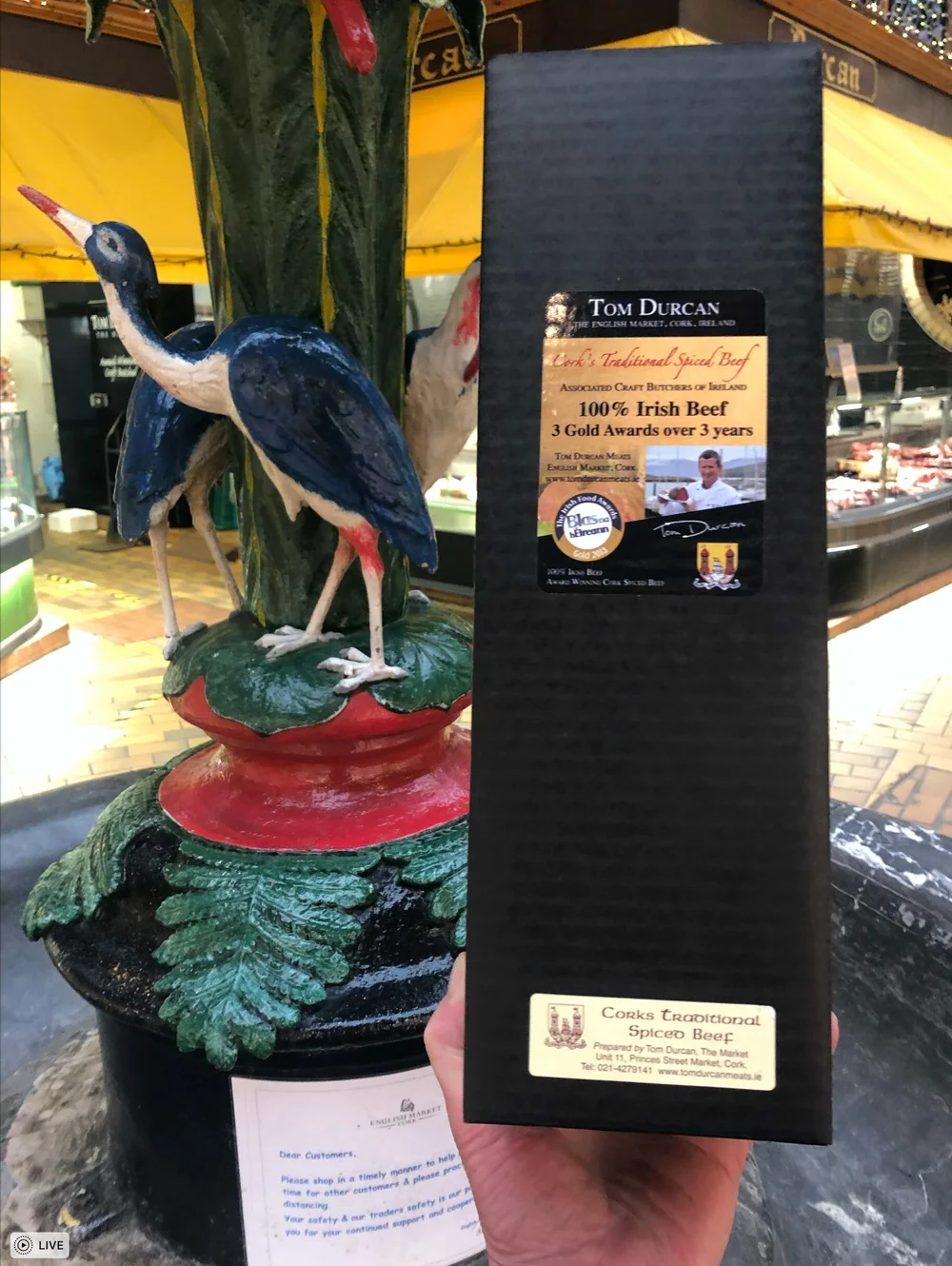 Spiced beef | Award winning Tom Durcan signature beef | Buy Spiced beef ...