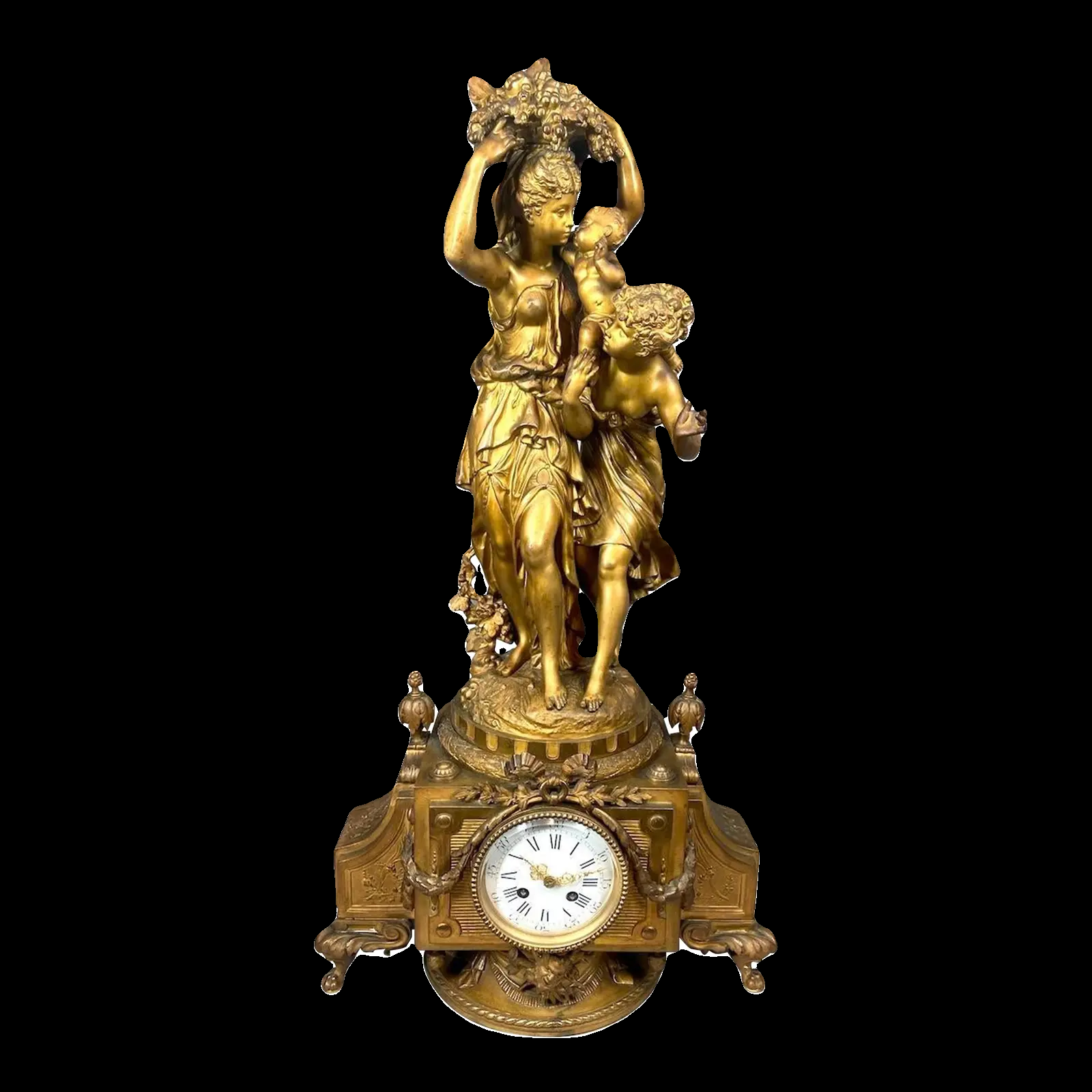Antique French Louis Philippe Style Mantel Clock 1830 — OSMAN ANTIQUE