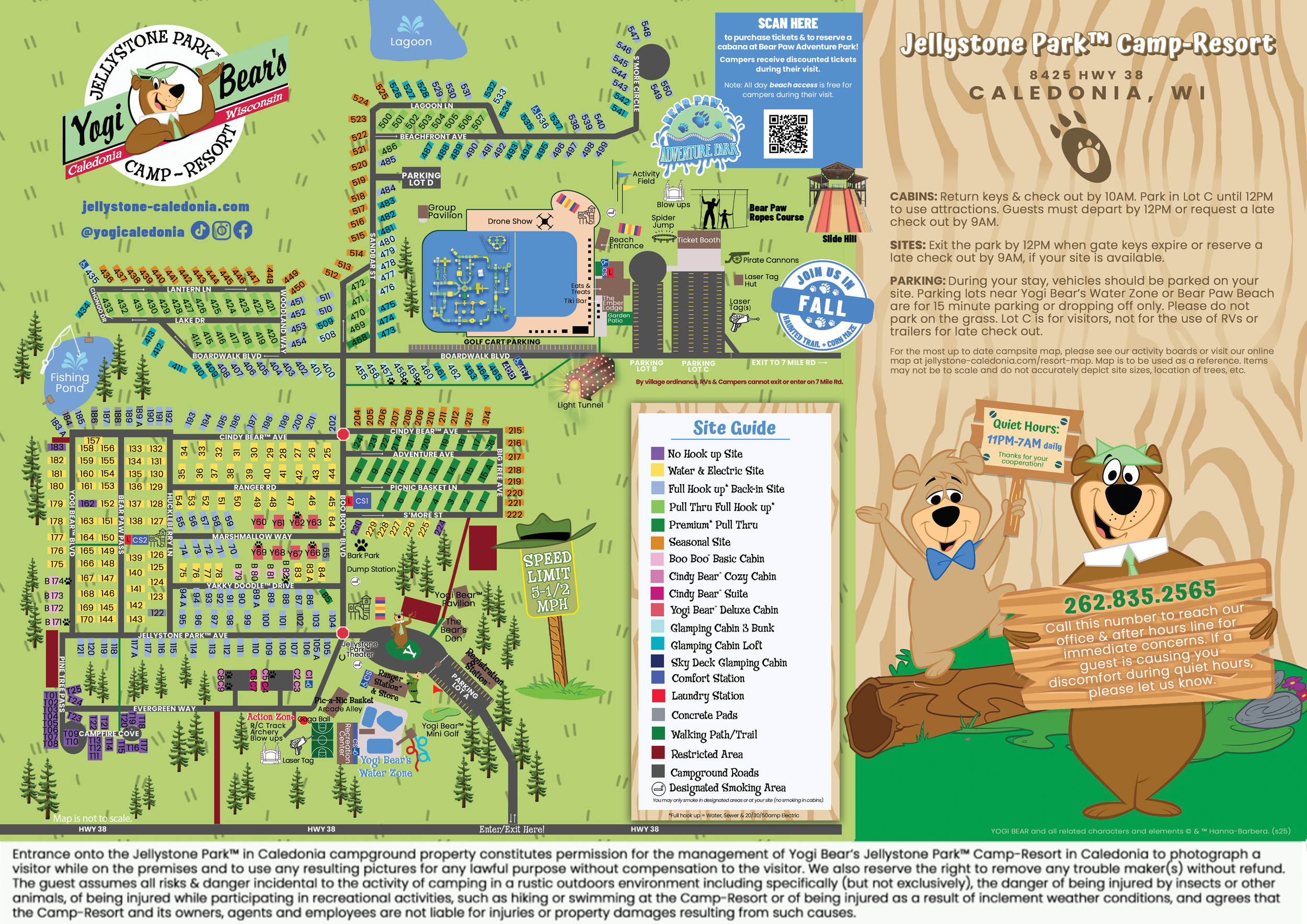 Resort Map — Jellystone Park™ Camp-Resort in Caledonia