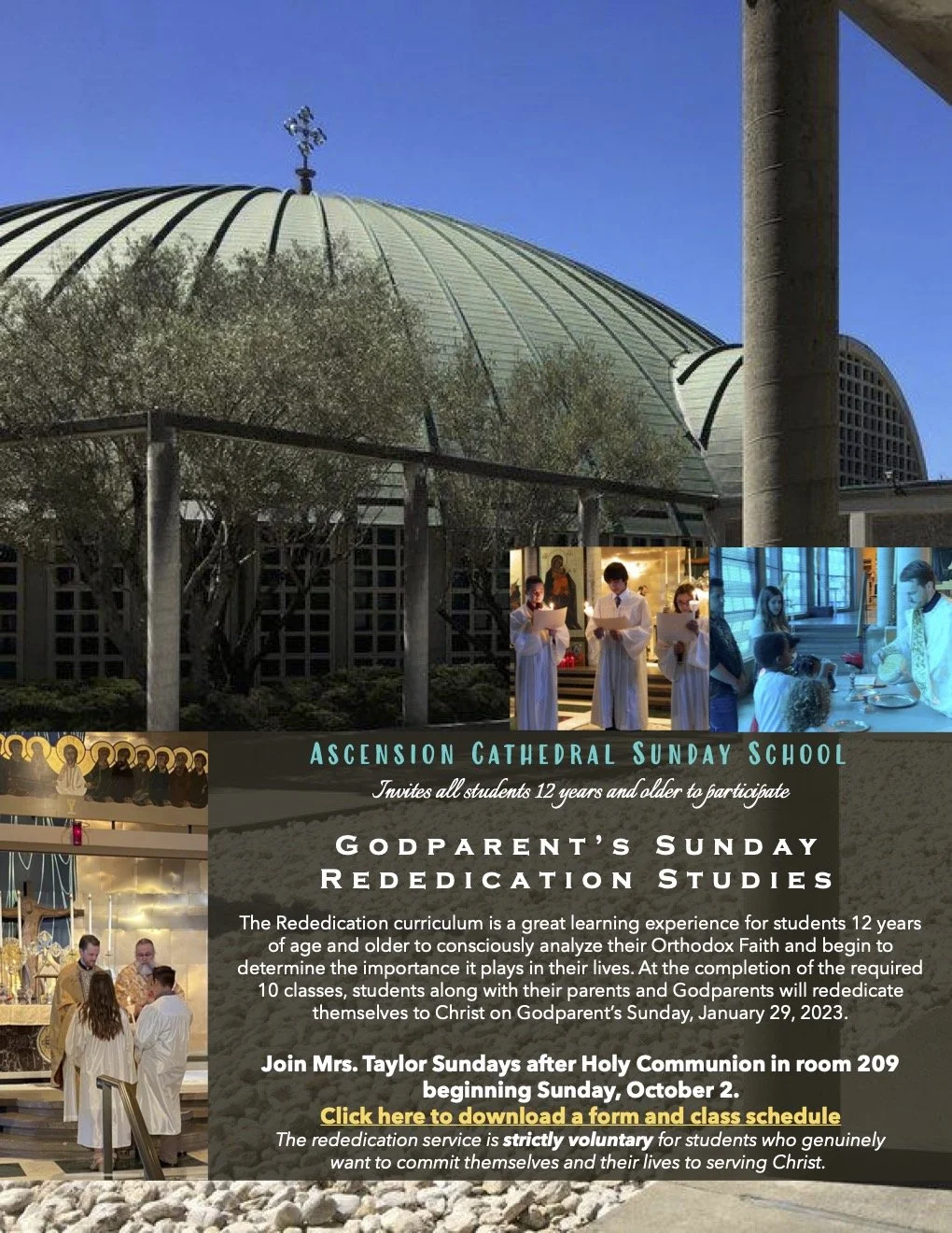 Sunday School — Ascension Greek Orthodox Cathedral