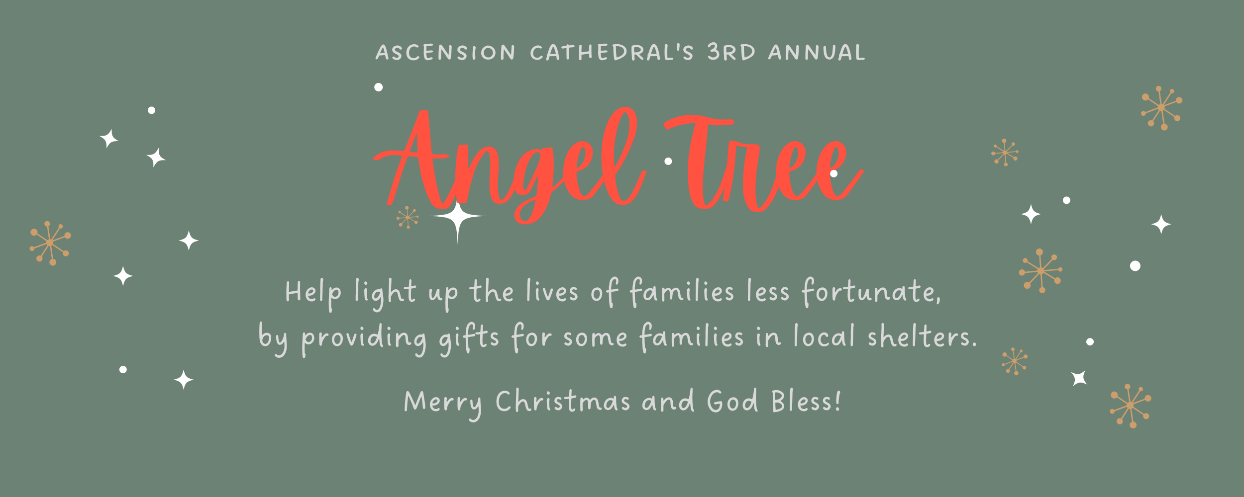 3rd Annual Angel Tree — Greek Orthodox Cathedral of the Ascension