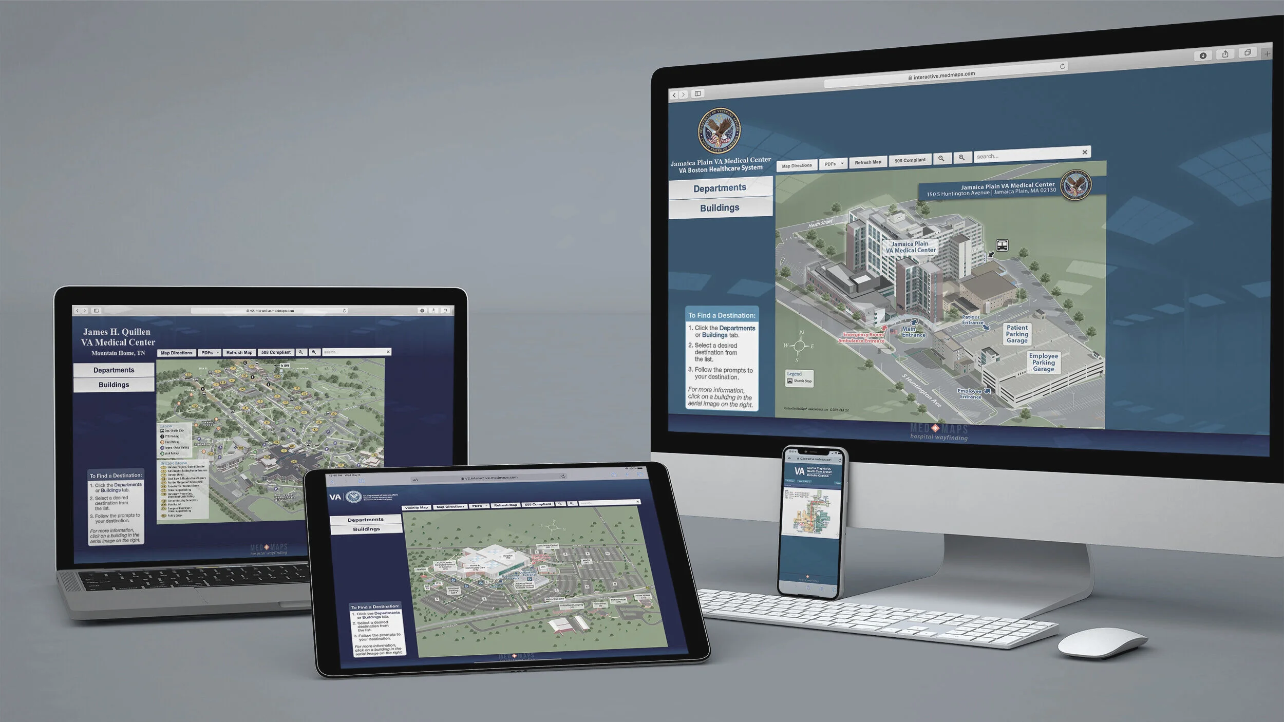 Med Maps | Hospital Wayfinding Interactive Campus Maps