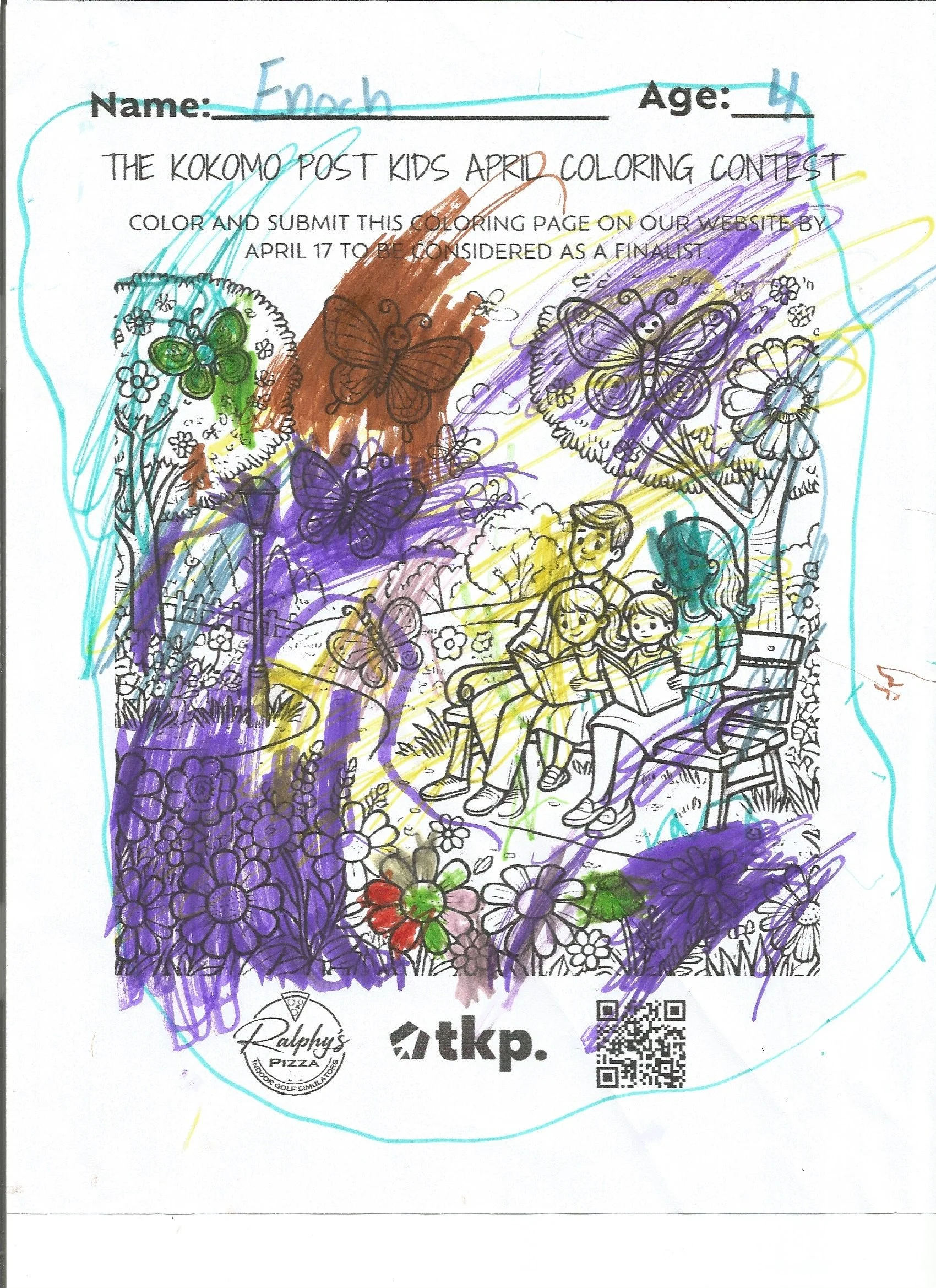 April 2025: Coloring Contest Voting — The Kokomo Post