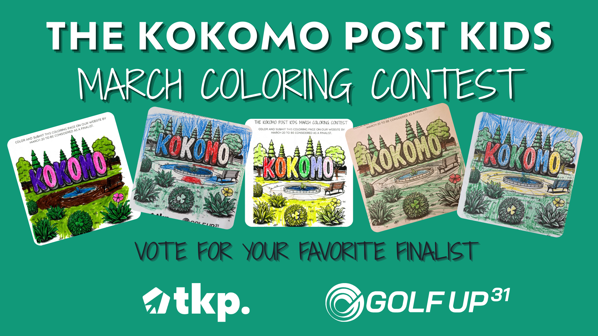 March 2025: Coloring Contest Voting — The Kokomo Post