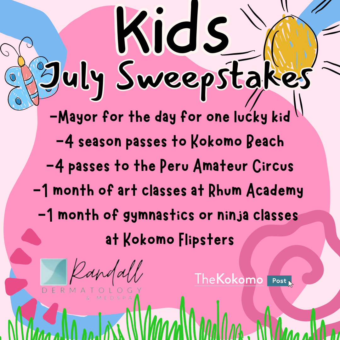 KIDS July Sweepstakes 2023 — The Kokomo Post