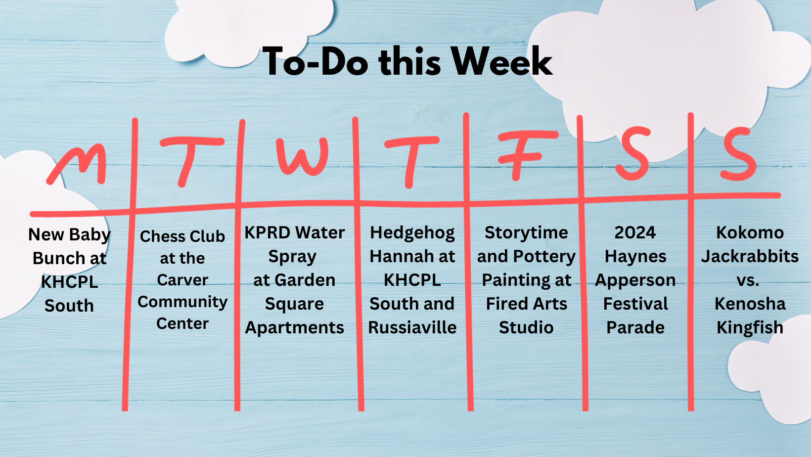 Weekly Fun Guide: June 24-30 — The Kokomo Post