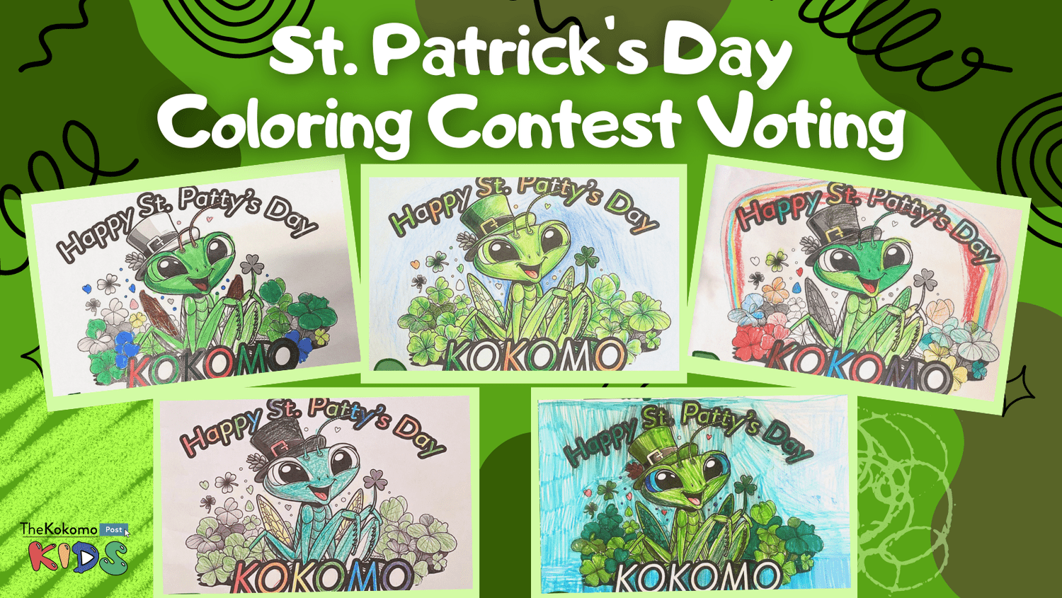St. Patrick’s Day Coloring Contest Voting — The Kokomo Post