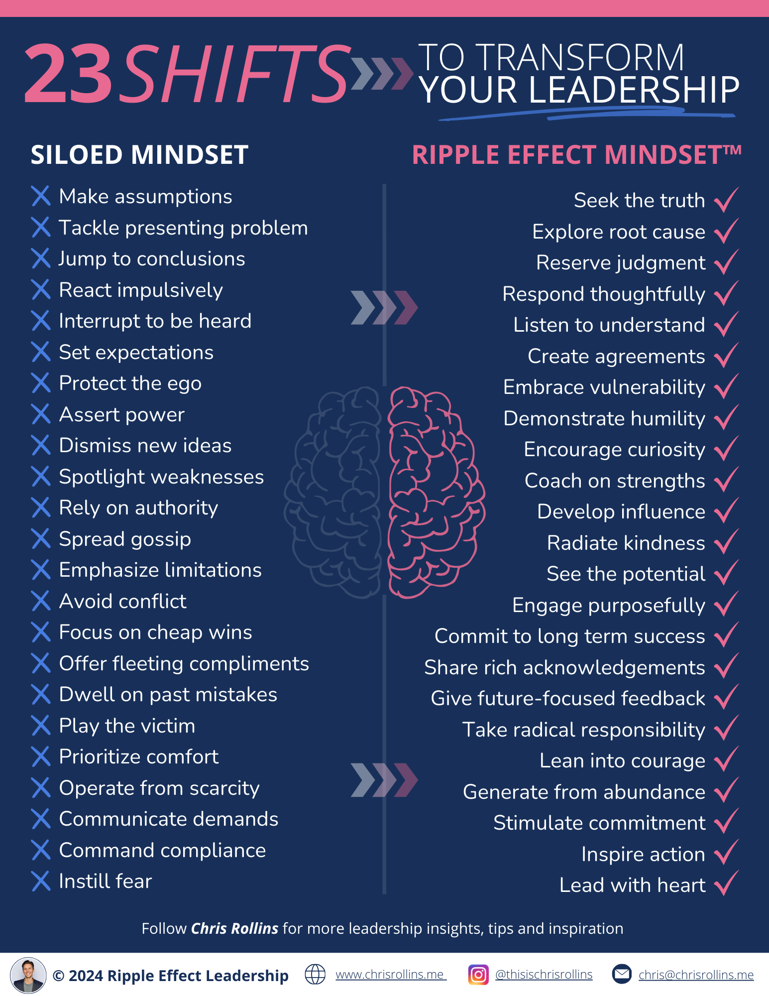 23 Shifts to Upgrade from a Siloed Mindset to a Ripple Effect Mindset ...