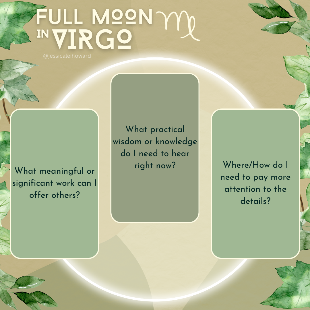 Full Moon in Virgo Tarot Spread