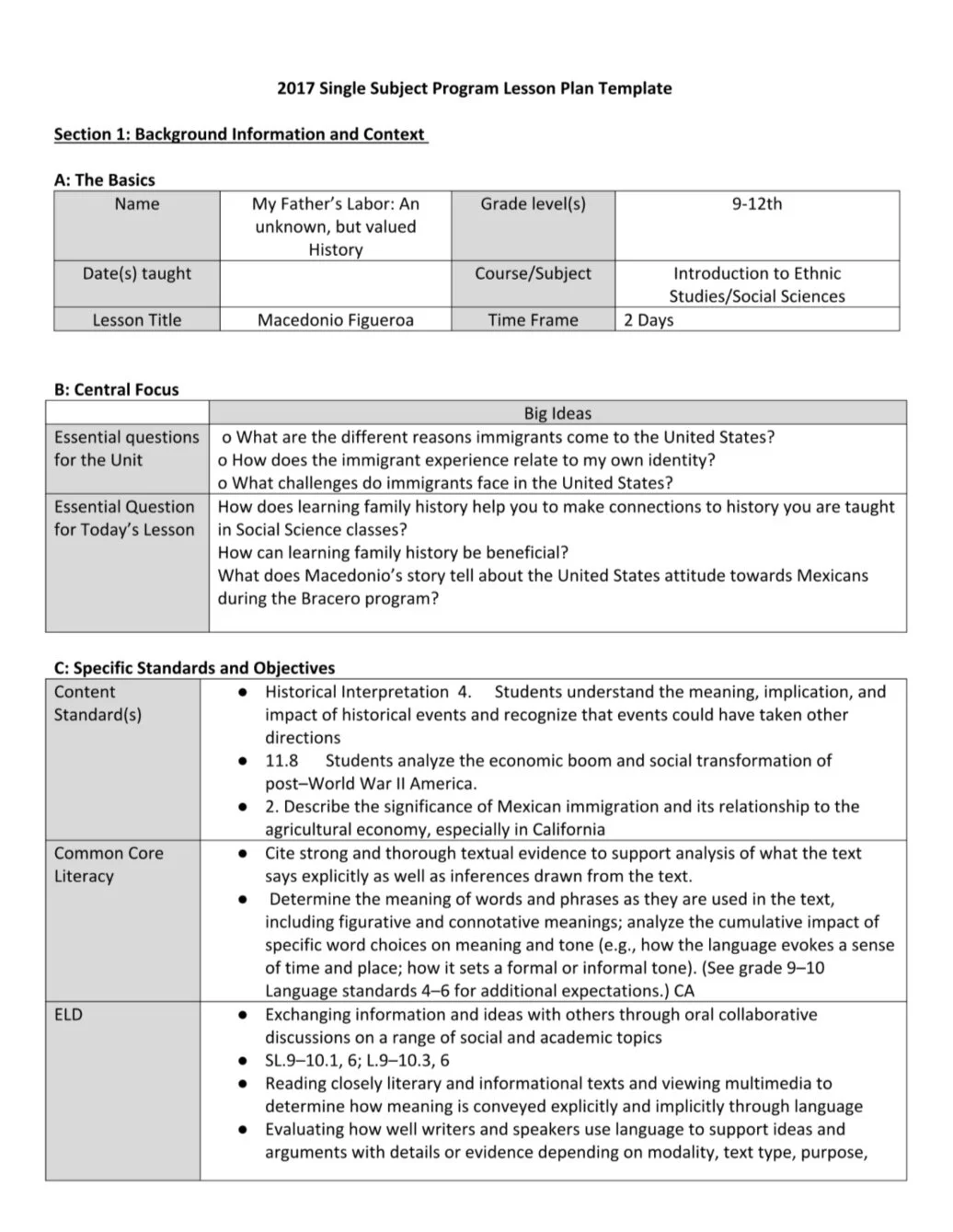 General 1 — ETHNIC STUDIES INTERACTIVE