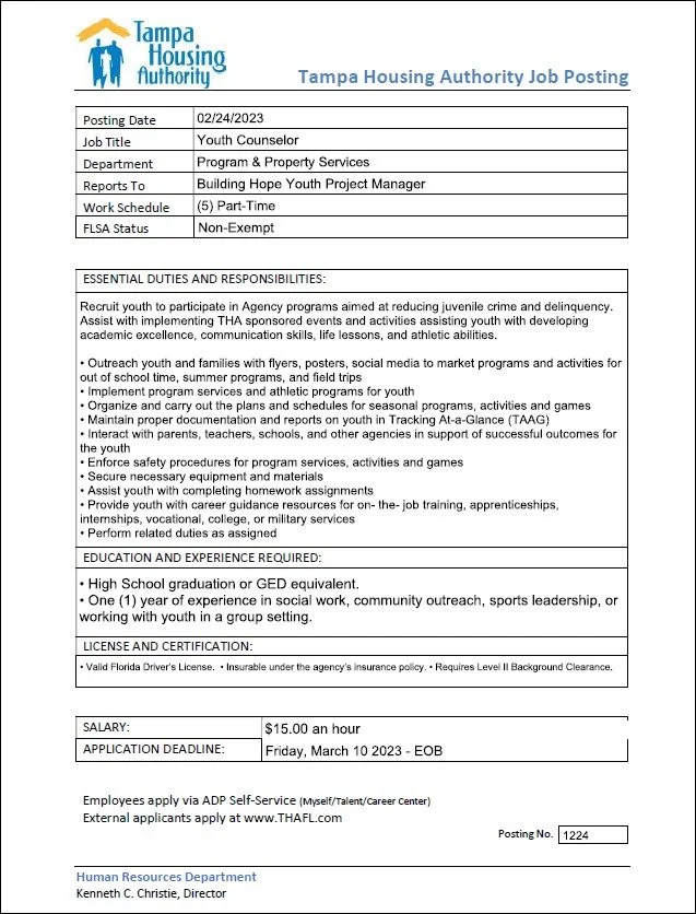 Community Resources — NMZ Tampa | New Mount Zion Missionary Baptist Church