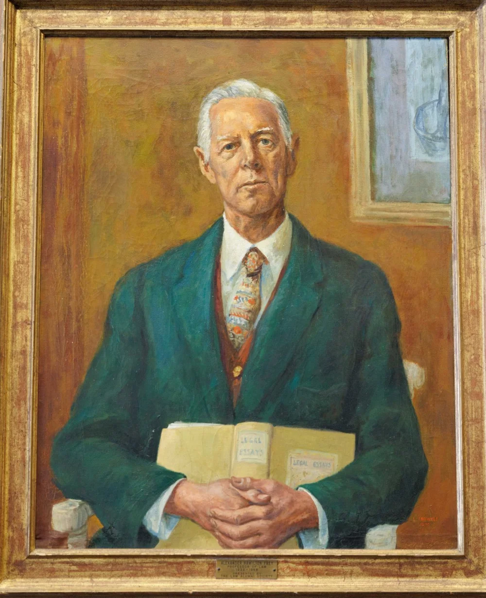 Alexander H. Frey, Assistant Professor of Law, 1926-30 — Yale Law ...