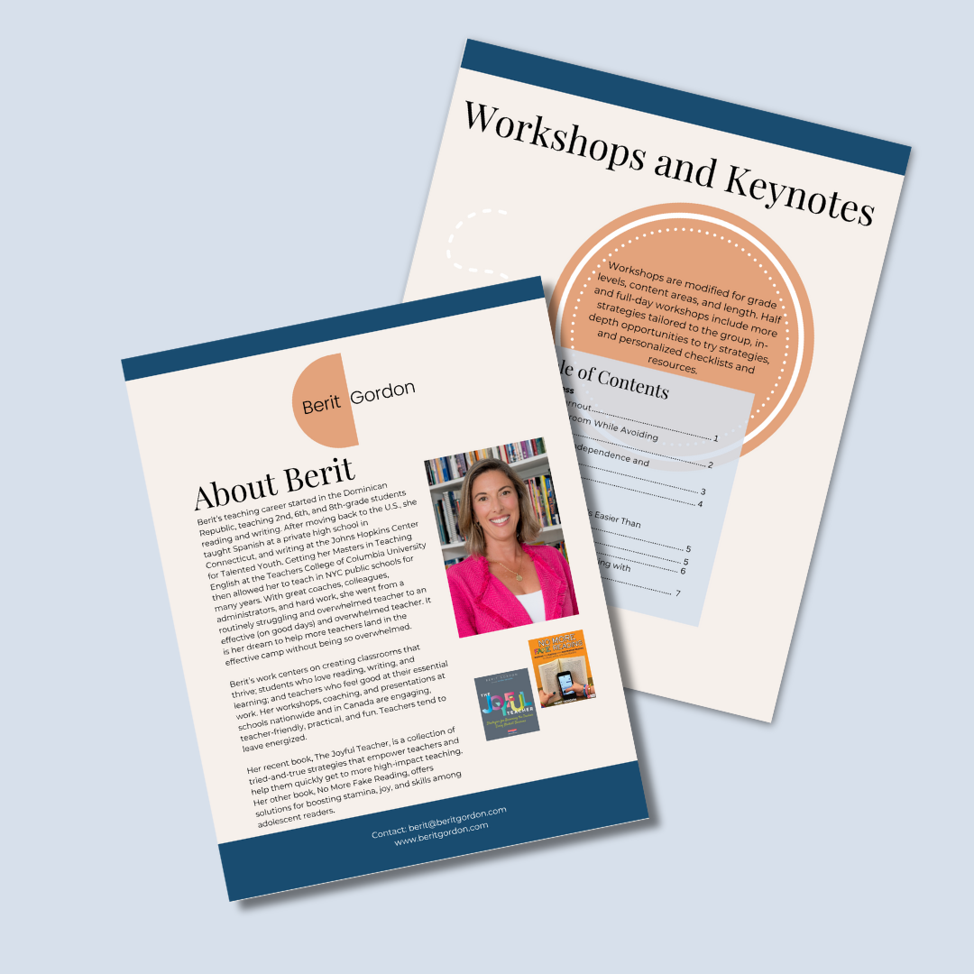 Free Resources — Berit Gordon