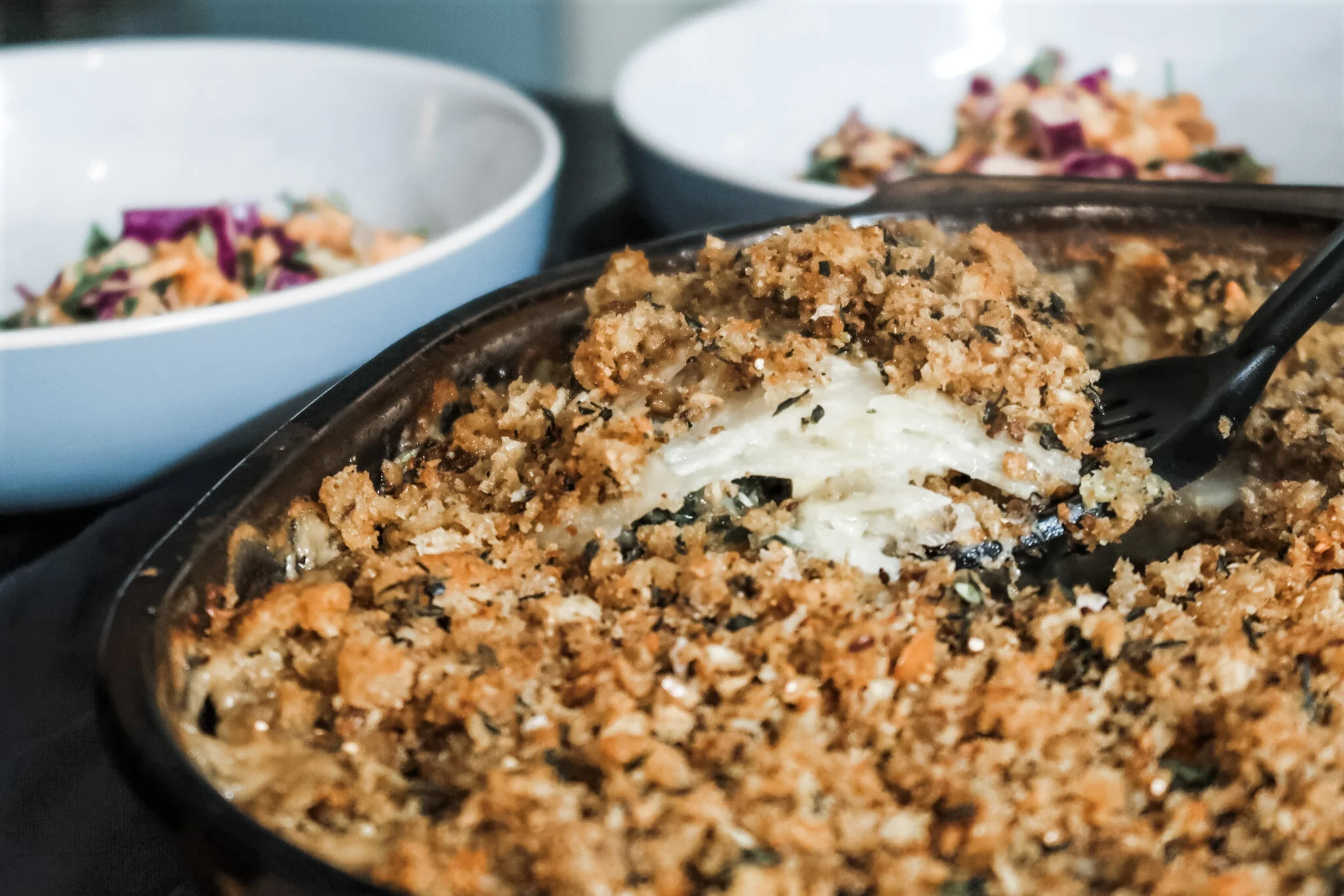 Potato and Silverbeet Gratin — Good Side of the Bed / Kim Kerton
