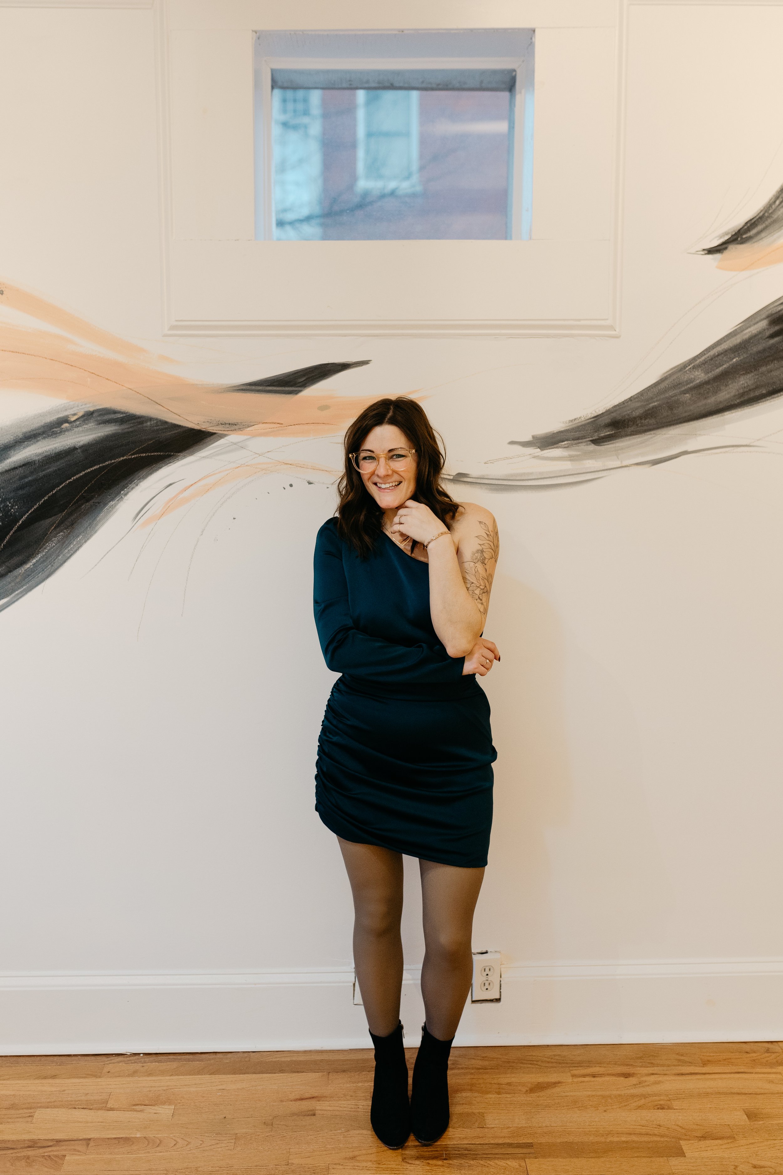 Atlanta abstract Artist - Emily Newman of Emily Anne Art Studio ...