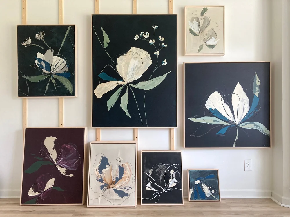 Atlanta abstract Artist - Emily Newman of Emily Anne Art Studio ...