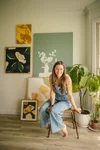 Atlanta abstract Artist - Emily Newman of Emily Anne Art Studio ...