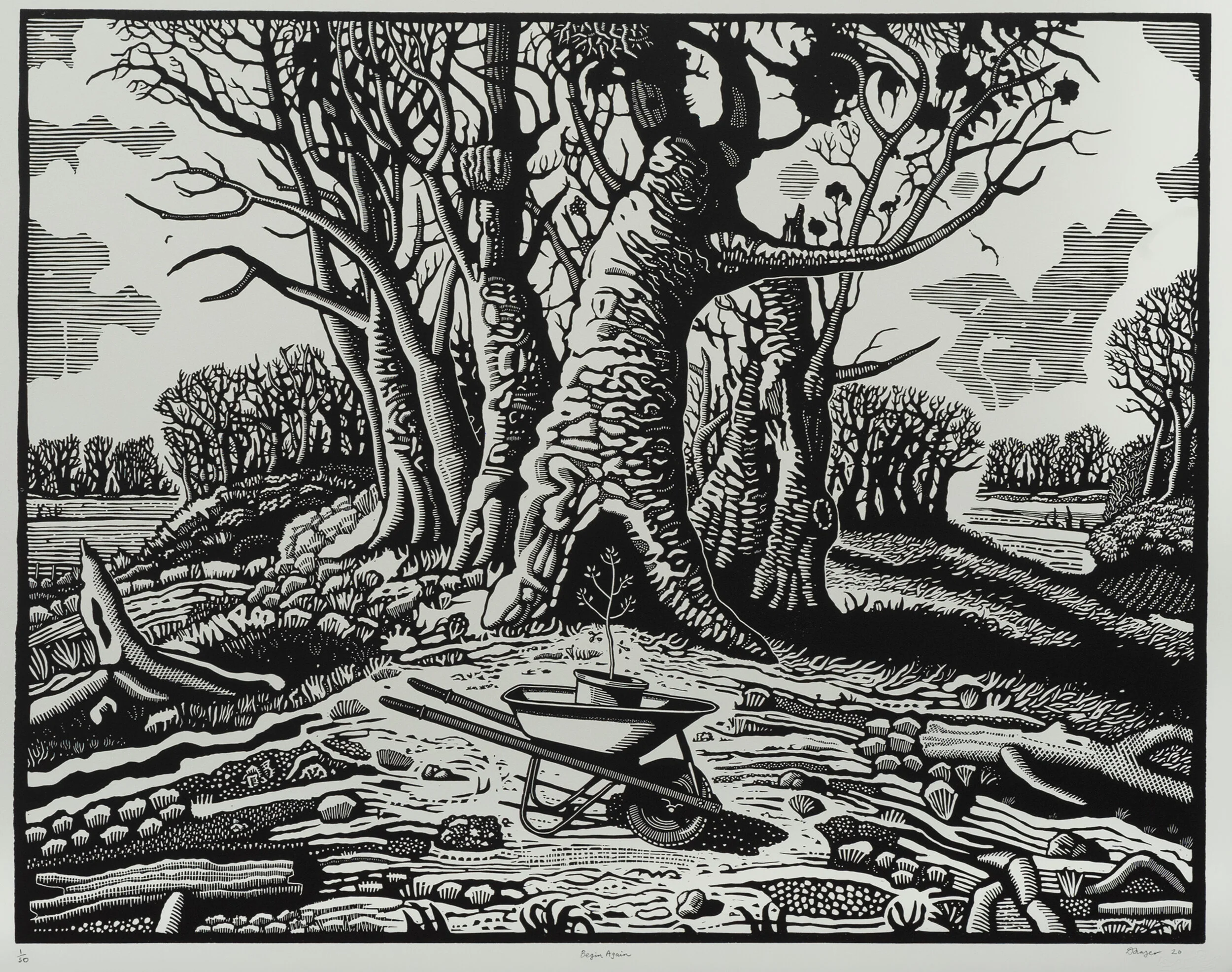 Linocuts — DAVID FRAZER