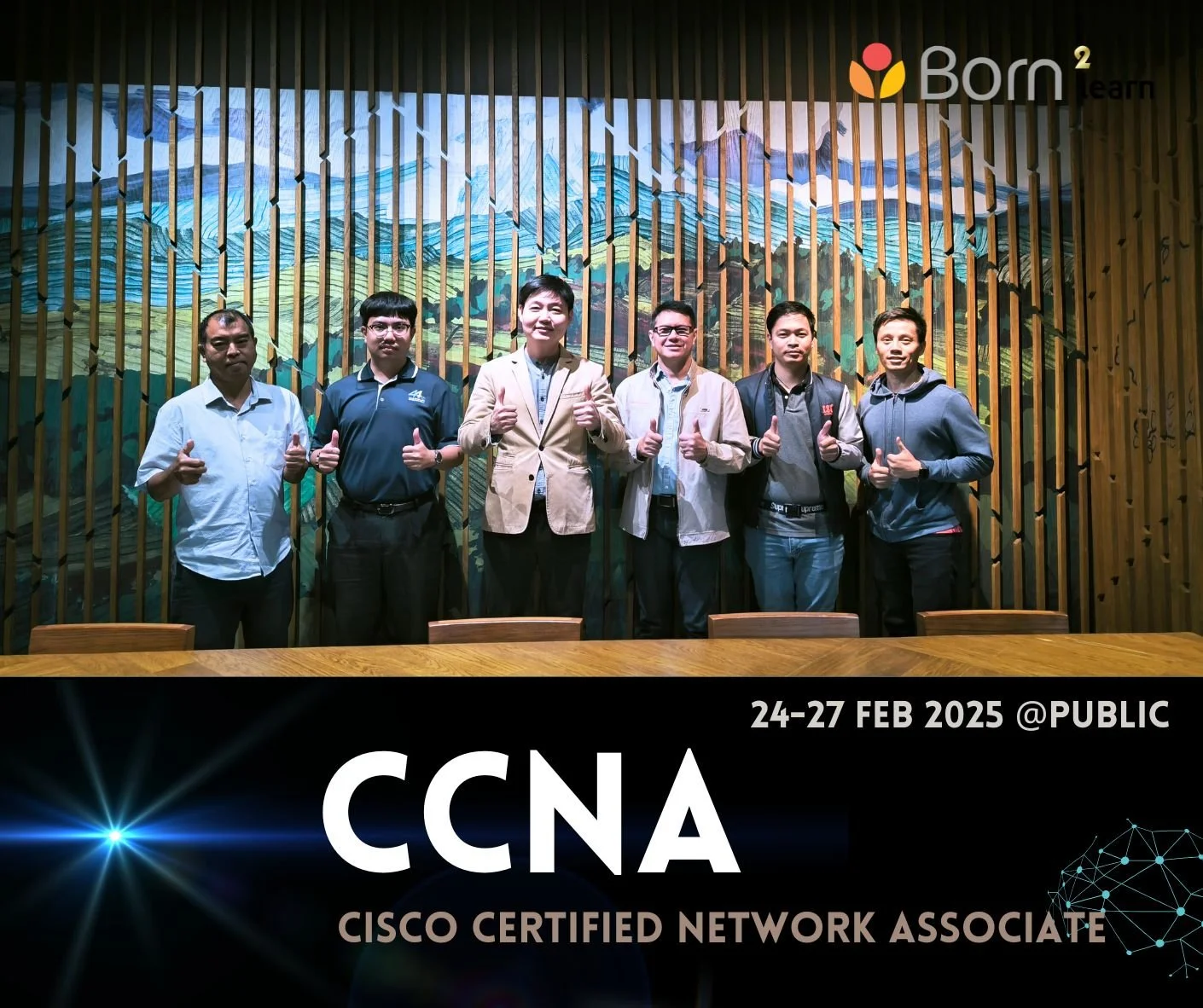 อบรม CCNA (24-27 ก.พ. 2568)@PUBLIC — Born2Learn