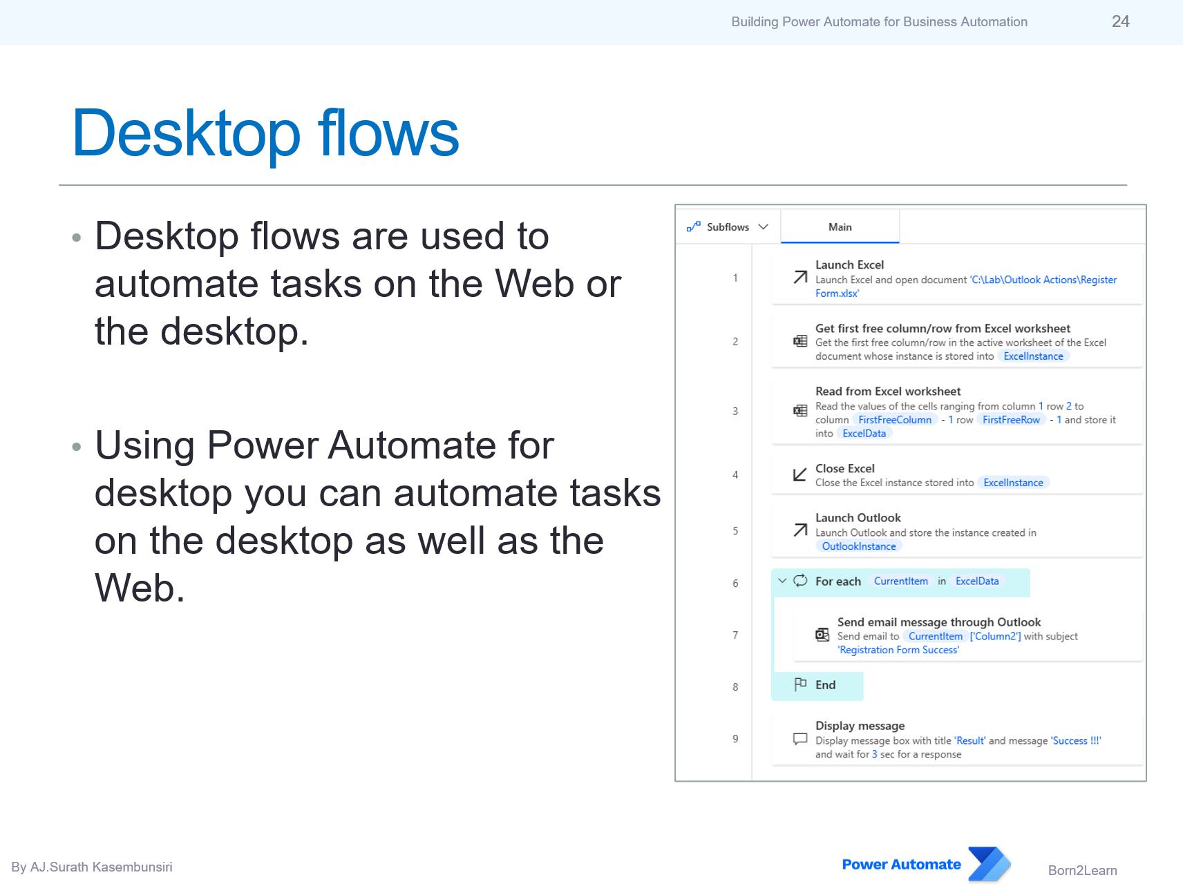 Course: Building Power Automate Desktop for Business Automation ...