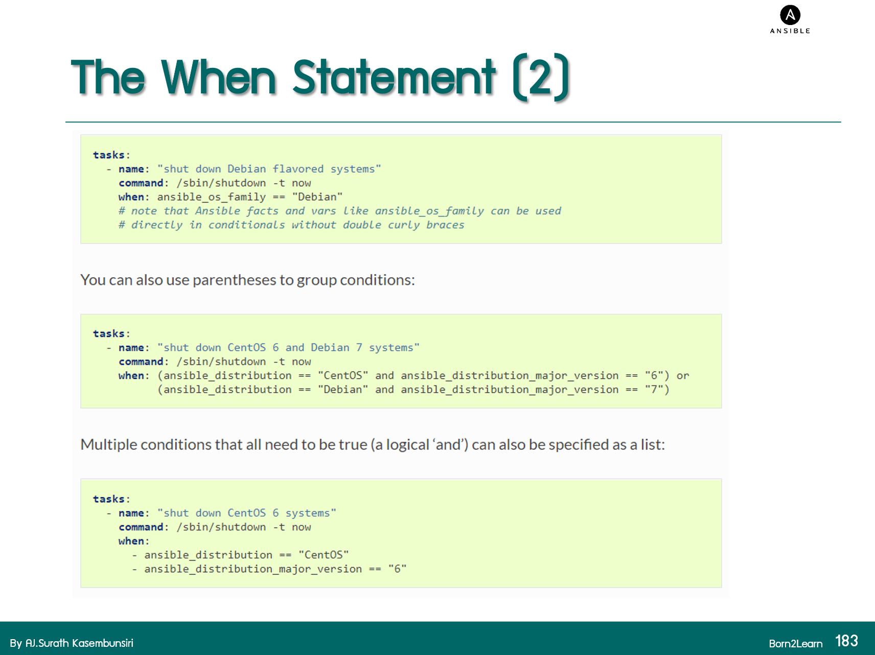 Course: Configuration Management with Ansible — Born2Learn