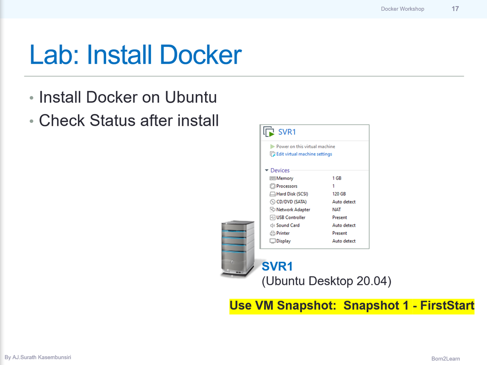 อบรม Docker สำหรับผู้เริ่มต้น — Born2Learn
