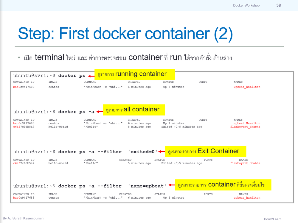 อบรม Docker สำหรับผู้เริ่มต้น — Born2Learn
