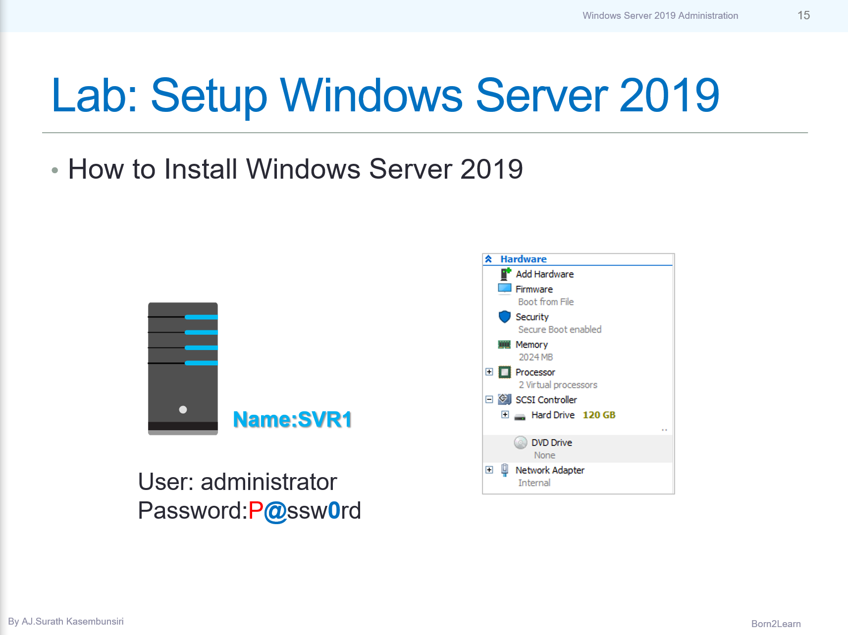 อบรม windows server — Born2Learn