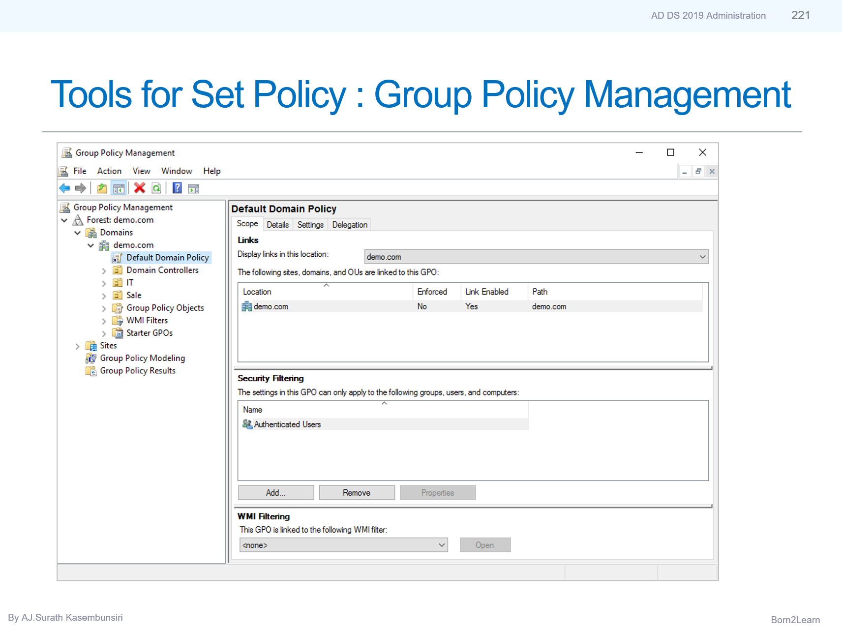 อบรม Active Directory — Born2Learn