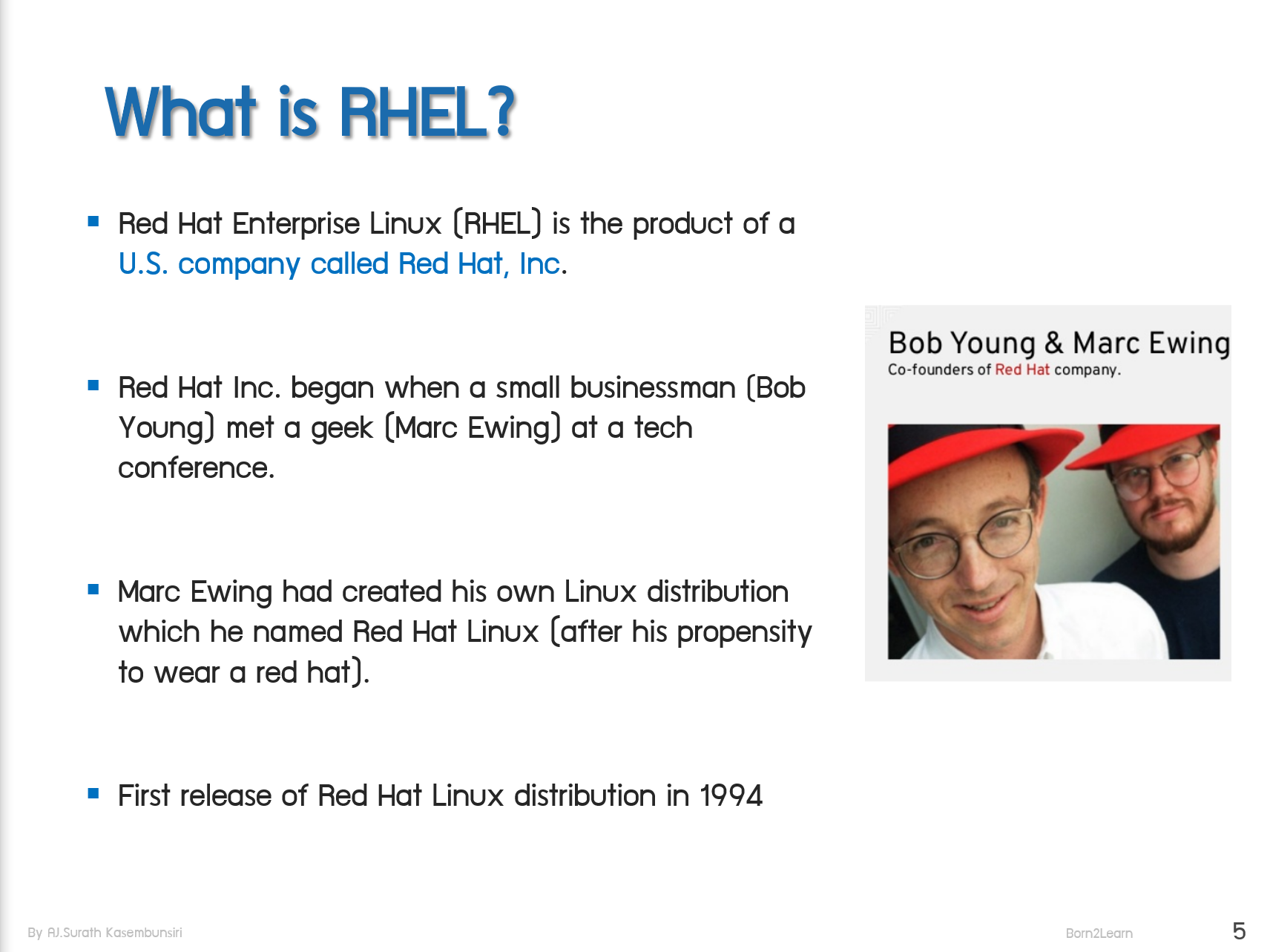 อบรม Red Hat Enterprise Linux Admin — Born2Learn