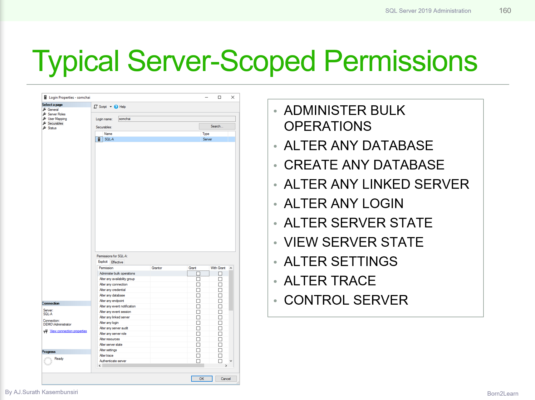 อบรม SQL Server สำหรับผู้ดูแลระบบ — Born2Learn