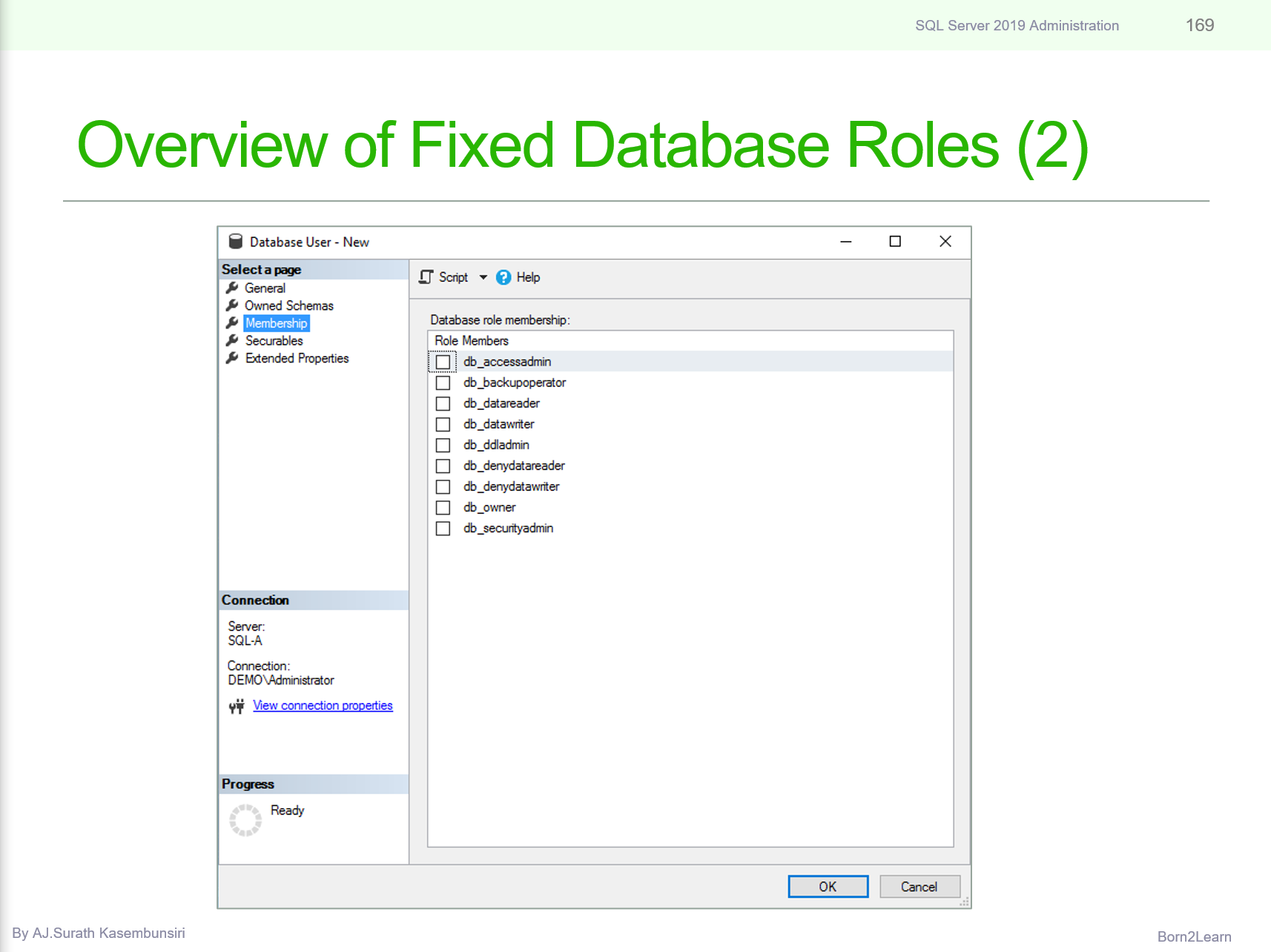 อบรม SQL Server สำหรับผู้ดูแลระบบ — Born2Learn