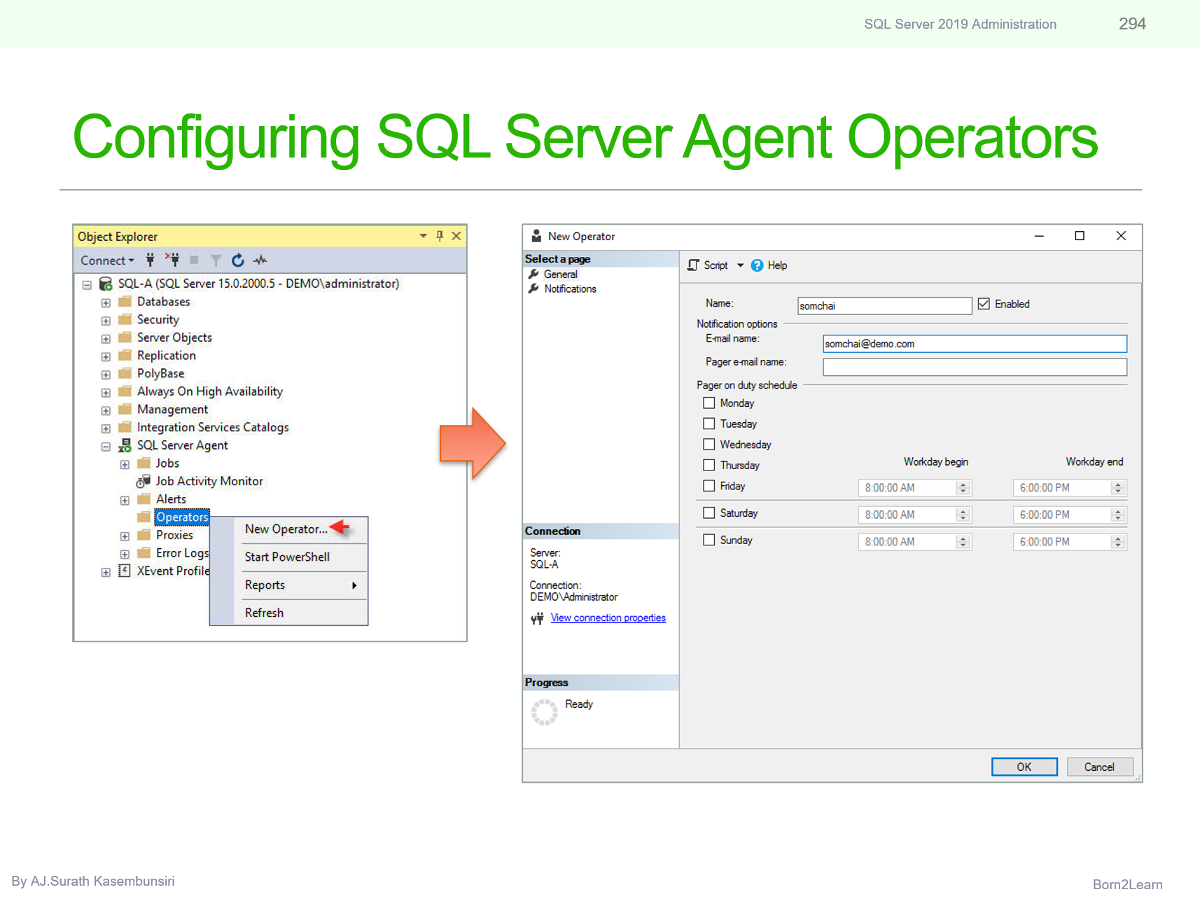 อบรม SQL Server สำหรับผู้ดูแลระบบ — Born2Learn